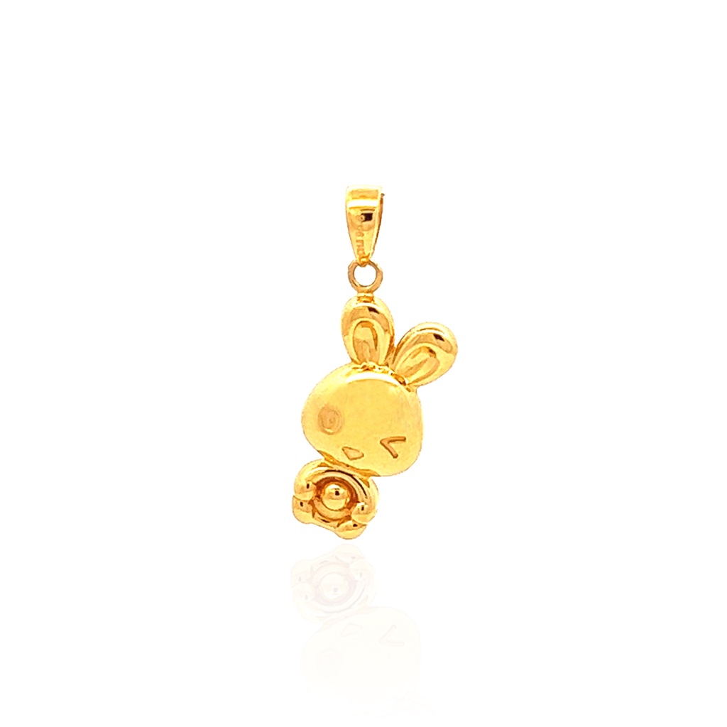 Winking Rabbit Pendant – Ngee Soon Jewellery